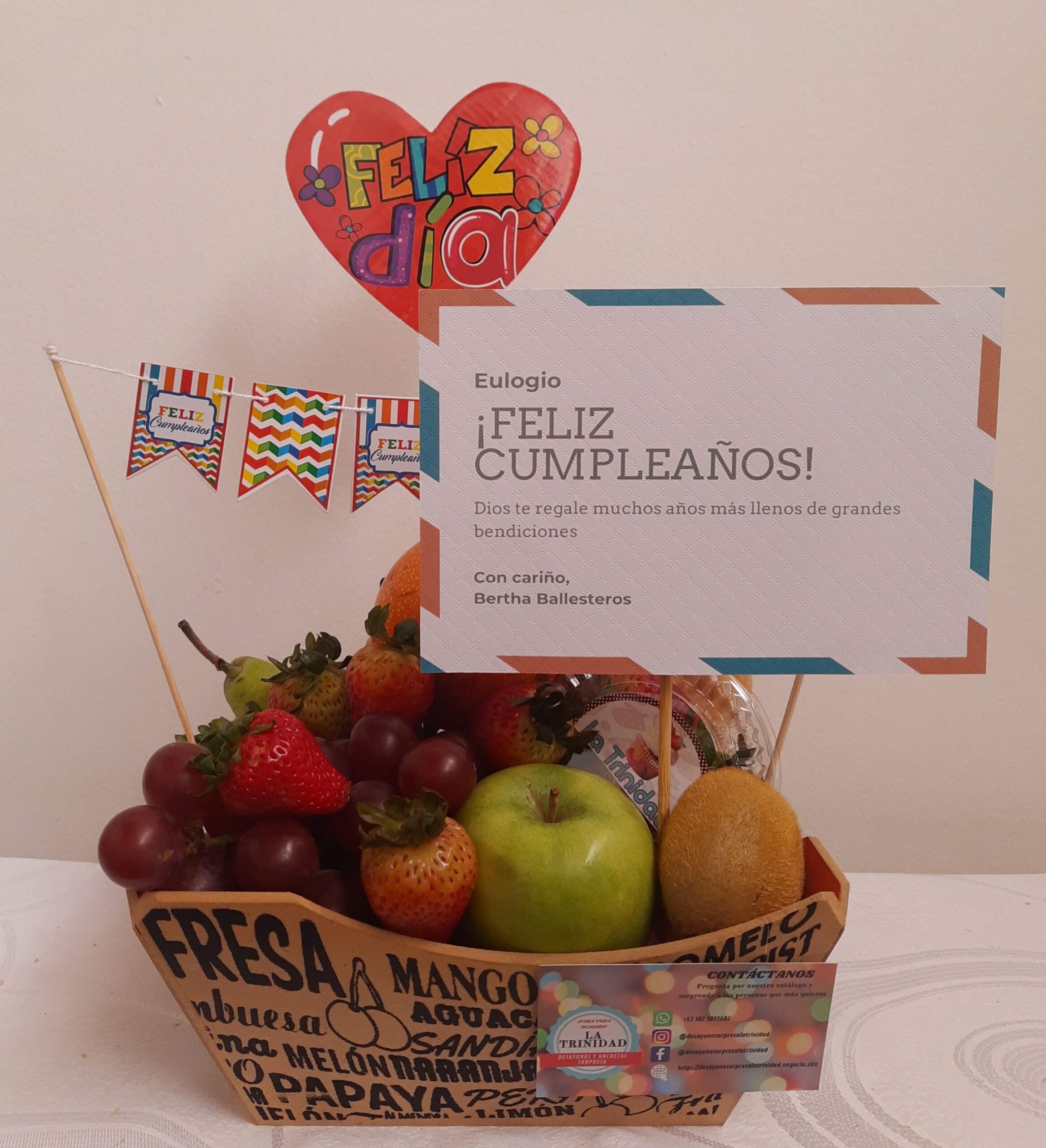 BANDEJA ESPECIAL DE FRUTAS – desayunos y anchetas sorpresa la trinidad